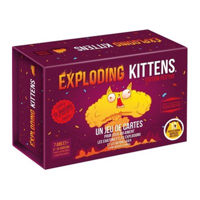 Exploding Kittens Edition Festive (version francais) – Passe-Temps Ted's Hobby Shop